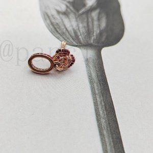 Pandora | Jewelry | Pandora Rose Flower Dangle Charm | Poshmark